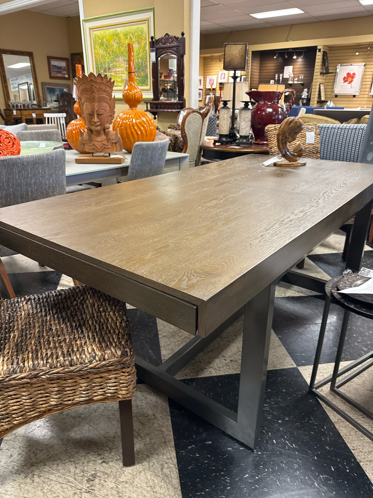Archive Rectangle Dining Extension Table Oak ( By Mark Daniel Design ...