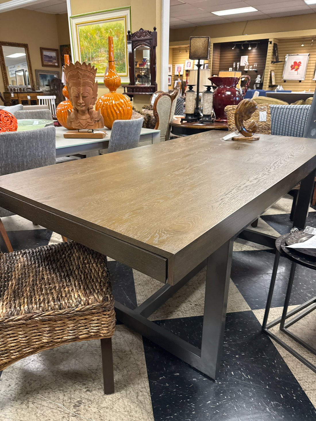 Archive Rectangle Dining Extension Table Oak ( By Mark Daniel Design ...
